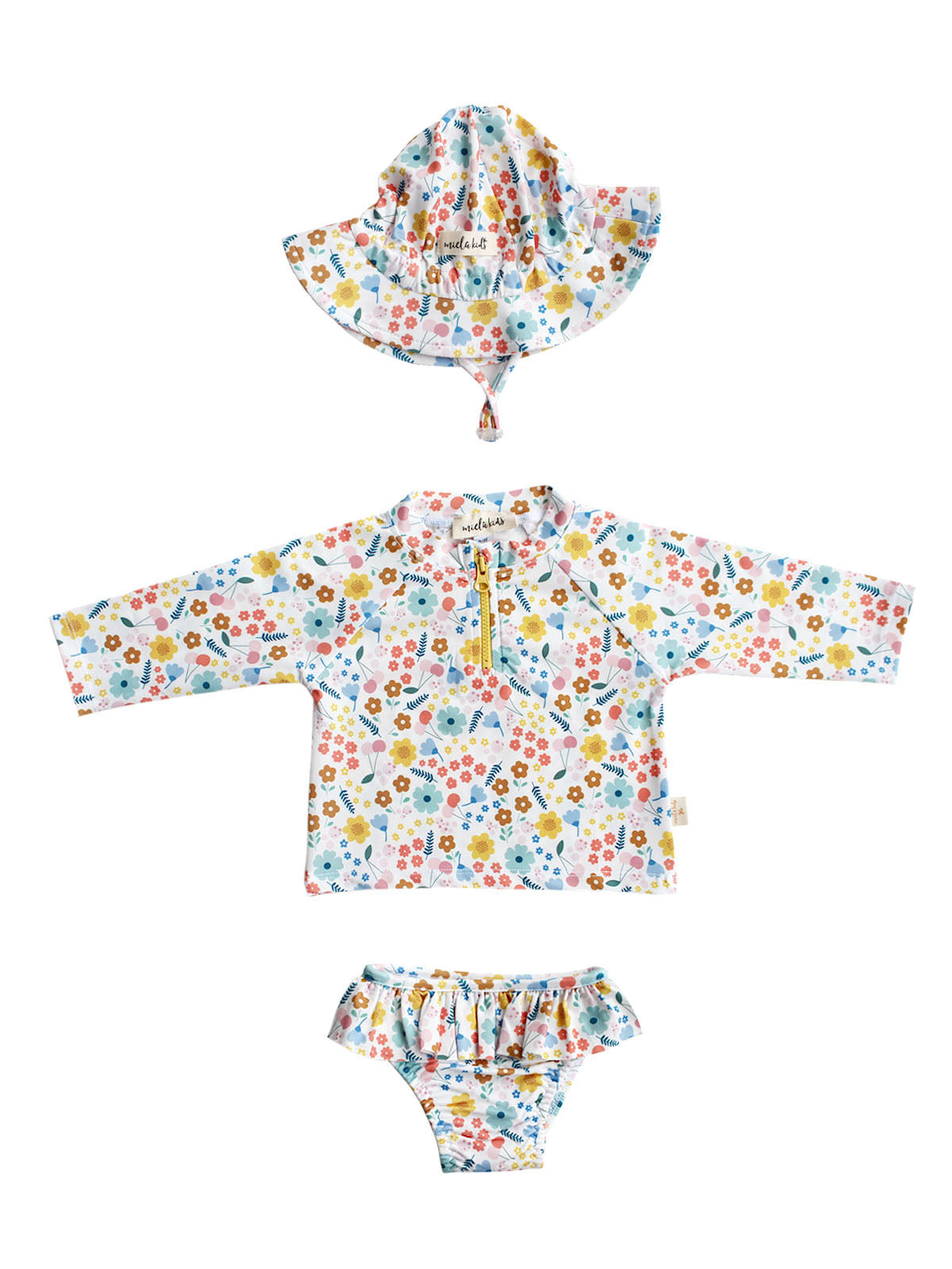 UV Korumalı Uzun Kollu Mayo Set - Kız – Miela Kids