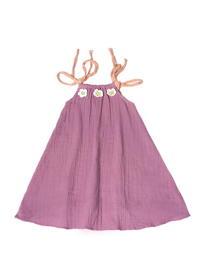 Strappy Muslin Dress – Miela Kids